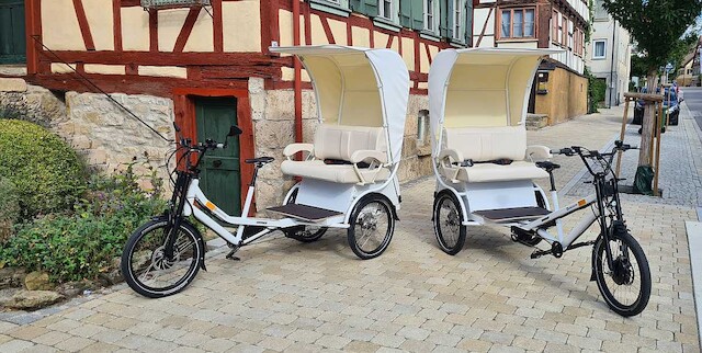 E-Rikscha – Für Senior:innen, romantische Events & grüne Mobilität